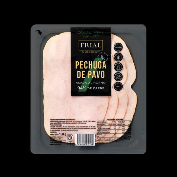 Pechuga de Pavo Asada al Horno Lonchas frescas | Grupofrial