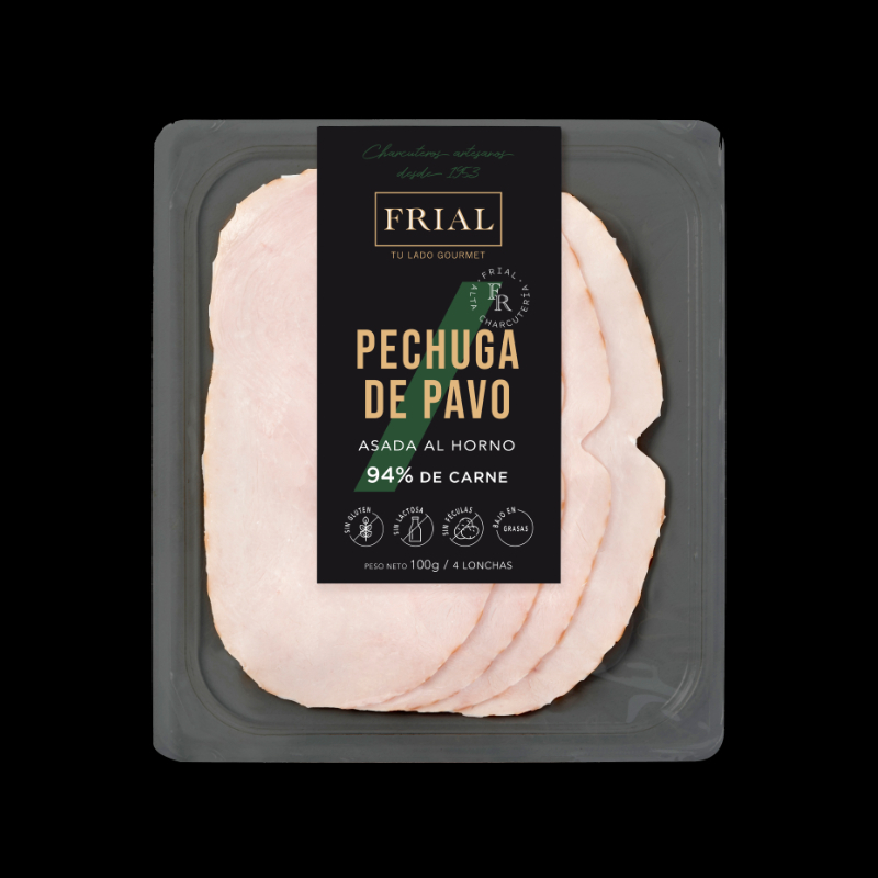 Pechuga de Pavo Asada al Horno Lonchas frescas | Grupofrial